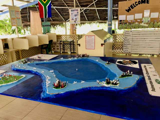 Island map at school | Gadabout Life